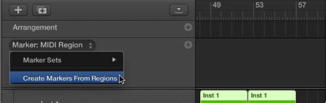Add Markers Logic Pro X Help
