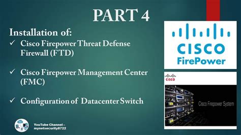 Part 4 Installation Of Datacenter Cisco Firepower Firewall Intro Youtube
