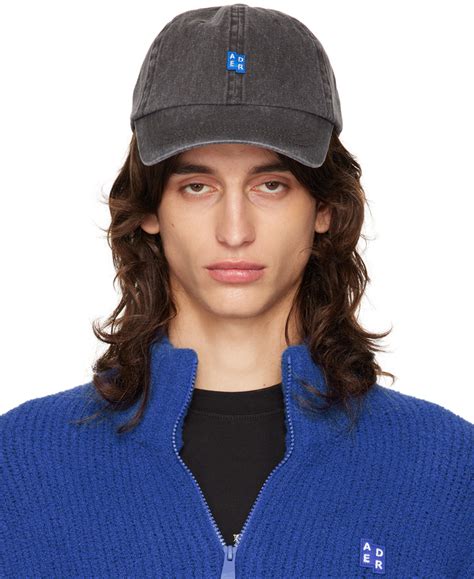 gray logo patch cap by ader error on sale