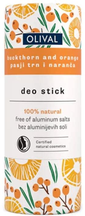 Olival Deo Stick - Натуральный дезодорант "Облепиха и апельсин": купить ...