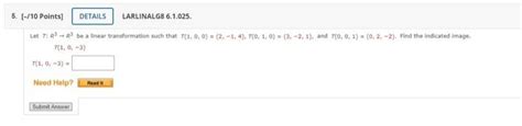 Solved Use The Function To Find The Image Of V And The Chegg Com