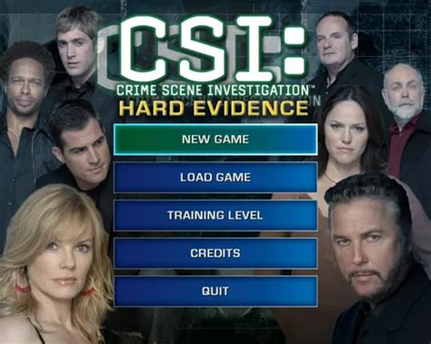CSI Crime Scene Investigation Hard Evidence 2007 MobyGames