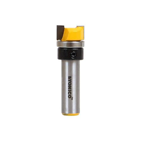 yonico 3 4 in dia carbide tipped template flush trim 1 2 in shank