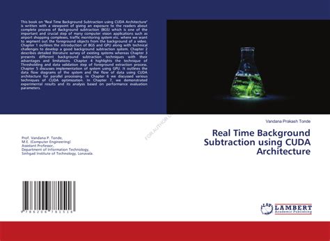 Pdf Real Time Background Subtraction Using Cuda Architecture