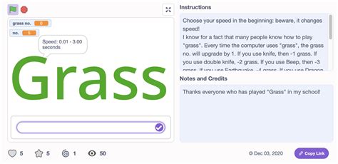 Grass Game In Scratch Grass Game Wiki Fandom