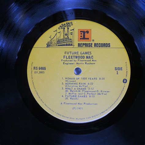 Yahooオークション 米 Us盤 Fleetwood Macfuture Gamesreprise Rs