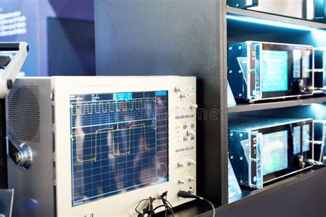 Digital Oscilloscope And Spectrum Analyzer Stock Image Image Of Electrical Digital 148872103