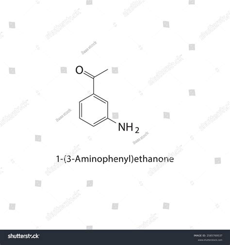 1 3 Aminophenylethanone Skeletal Structureaminoketone Compound