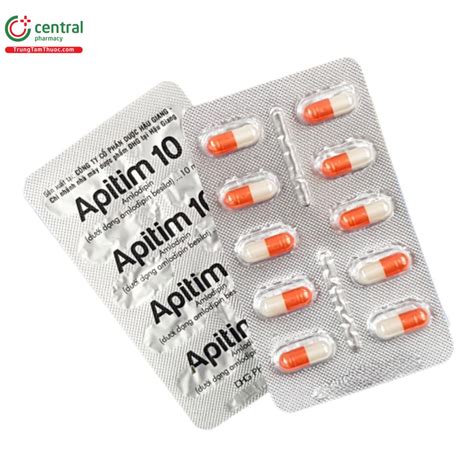 Thuốc Apitim 10 điều Trị Tăng Huyết áp Các Cơn đau Thắt Ngực