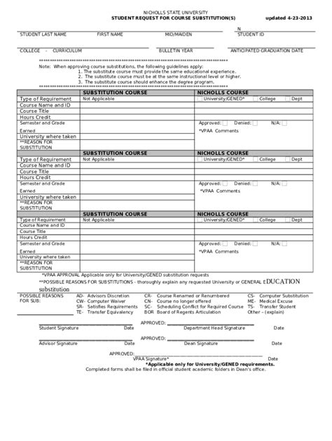 Nicholls State University Transcript Request Parchment Doc Template Pdffiller