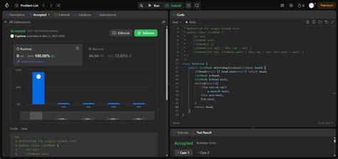leetcode 100daysofcode codingjourney java linkedlist