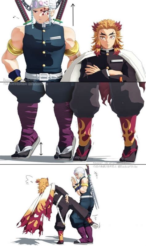Tengen And Rengoku Tengen Pose Demon Slayer Tengen And Rengoku