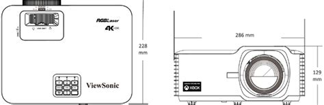 Lx700 4k Rgb Specifications Viewsonic Projector