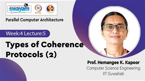 Lec 23 Types Of Coherence Protocols 2 Youtube