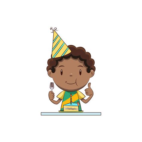 80 African American Happy Birthday Clip Art Stock Illustrations