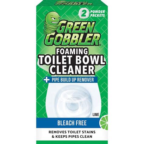 Green Gobbler 353 Oz Foaming Action Toilet Bowl Cleaner Powder Plus