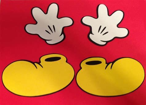 Mickey Mouse Shoe Template Mickey Mouse Shoe Template 30 25 Mickey