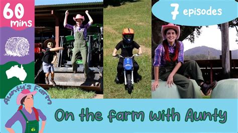 🚜🐮1 Hour On The Farm With Aunty🌾🏍 Youtube