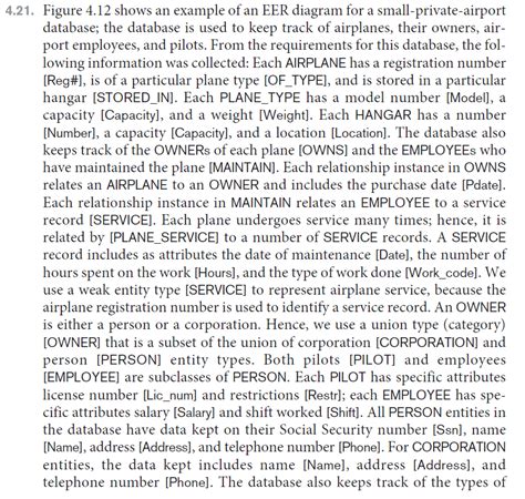 solved 2 30 consider the airport database described in