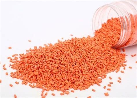 Orange Ldpe Masterbatches Recyclean India