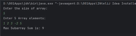maximum subarray sum in java kadane s algorithm javatutorial php cn