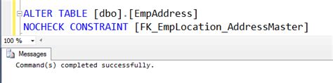 sql server what is is not trusted in sys foreign keys sql