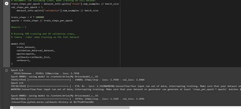 When Training On Full Dataset I Get This Warning On The Second Epoch Issue Keras Team