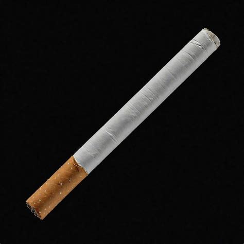 Premium Ai Image Isolated Cigarette Bar On Black Background