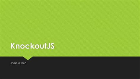 knockout js explained