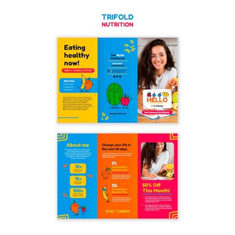 Free Psd Nutrition Template Design