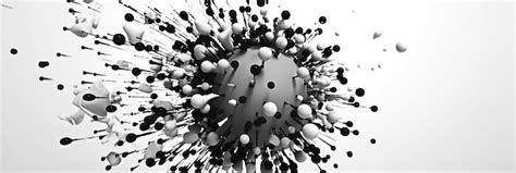 premium ai image abstract 3d motion dynamic monochrome objects
