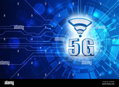5g Network Internet Concept Background 5th Generation Of Internet 5g Network Wireless With