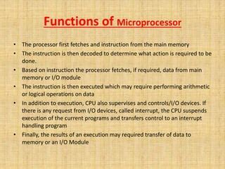 Microprocessor PPT