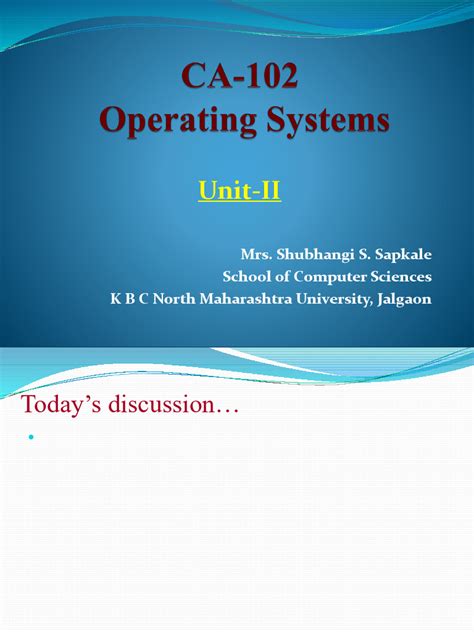 Os Unit 2 And 3 Pdf Scheduling Computing Process Computing