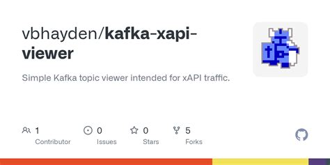 Github Vbhaydenkafka Xapi Viewer Simple Kafka Topic Viewer Intended For Xapi Traffic