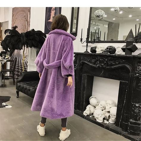 Whitney Wang осень зима мода уличная мягкая мохнатая шуба из искусственного меха женское