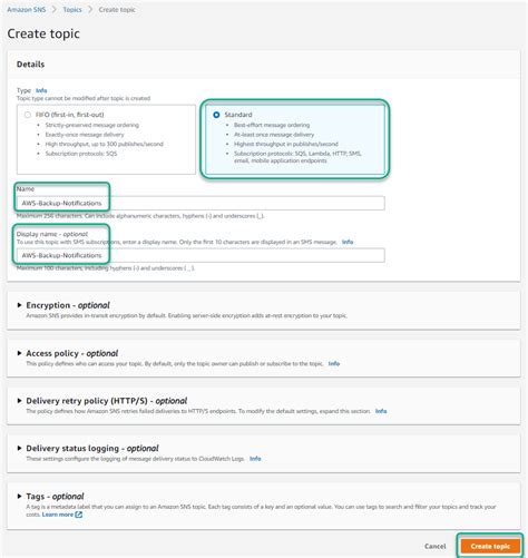 configuring notifications to monitor aws backup jobs aws storage blog