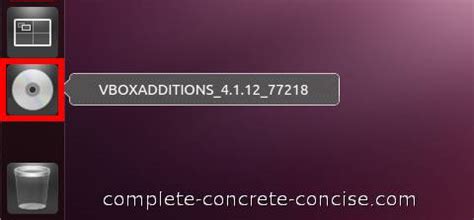 Ubuntu Installing VirtualBox Guest Additions Complete Concrete Concise