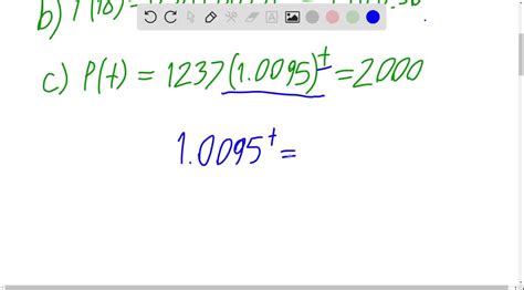 Solved The Population Of China Can Be Modeled By The Function P T 1237