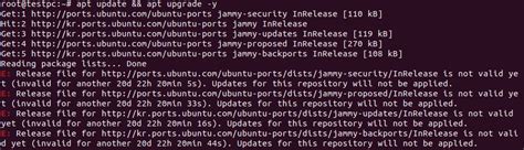 Apt 사용 시 Release File For Url Is Not Valid Yet 해결 방법 Jootc