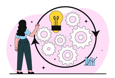 Implementation Process Concept Stock Vector Illustration Of Development Flow 255244046
