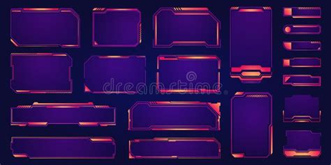 Game Streaming Interface Overlay For Live Streamer Broadcast Cyber Gaming Panel With Lower