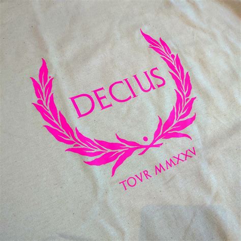 Decius Tovr Mmxxv T Shirt Limited Edition Of 69 Decius