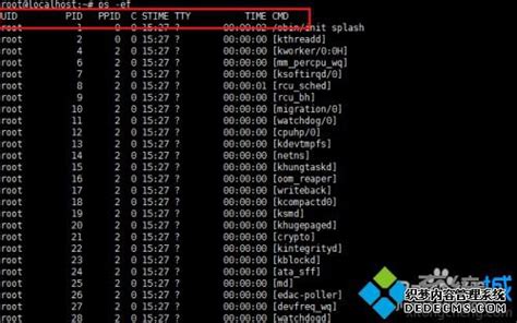linux怎么查看正在运行的进程 怎么看linux下正在运行的所有的程