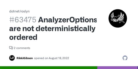 Analyzeroptionsadditionalfiles Are Not Deterministically Ordered