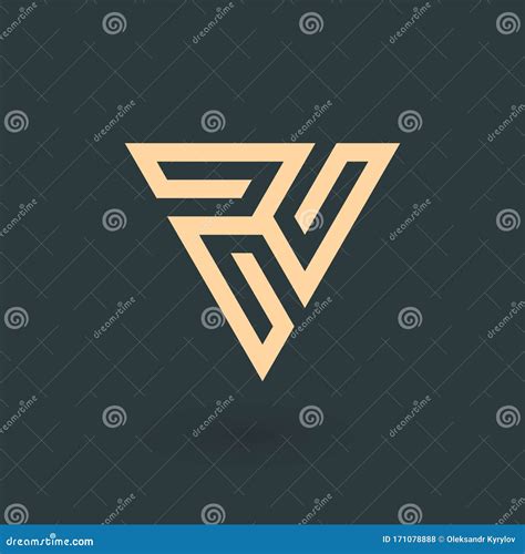 Geometric Triangle Unity Or Trinity Abstract Logo Design Technology Business Identity Concept