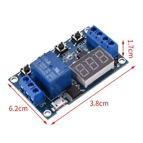 Switch Delay Time Relay Module Micro Usb 5v Led Display