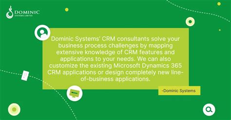 Customizing Your Crm With Dynamics 365 Dominic Systems Limited Posted On The Topic Linkedin