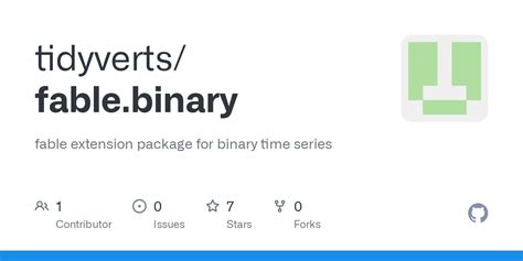 Github Tidyvertsfablebinary Fable Extension Package For Binary Time Series