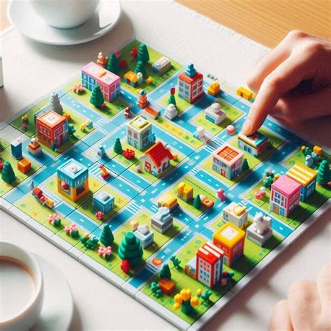 Isometric Board Game Premium Ai Generated Image